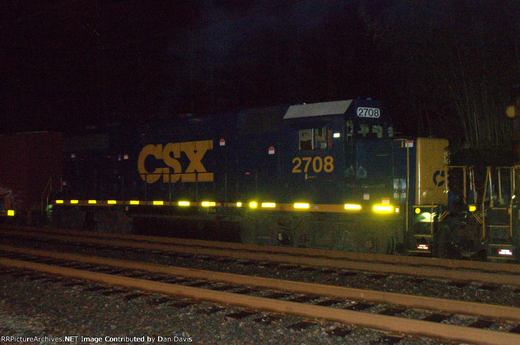 CSX GP38-2 2708 trails on C746-23